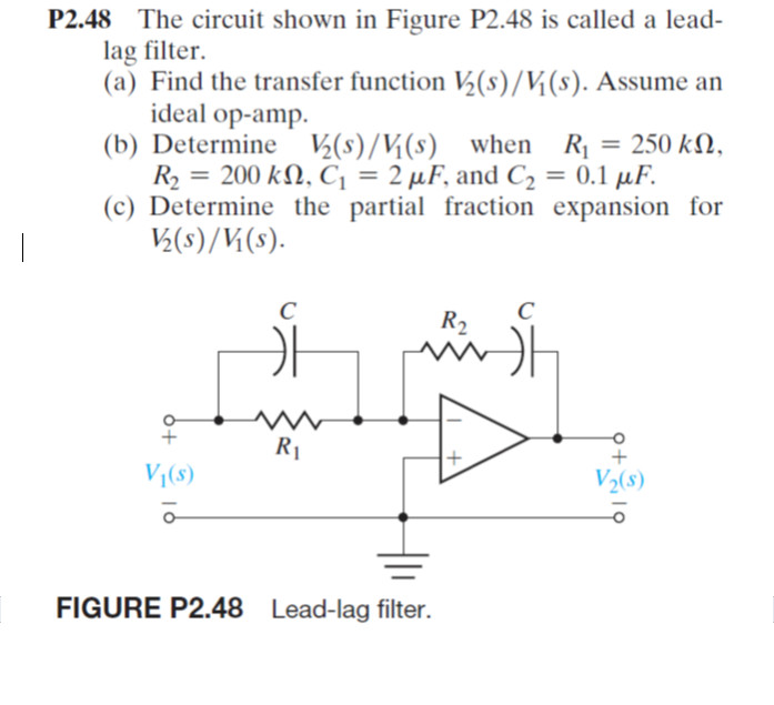 Solved P2.48 The circuit shown in Figure P2.48 is called a | Chegg.com