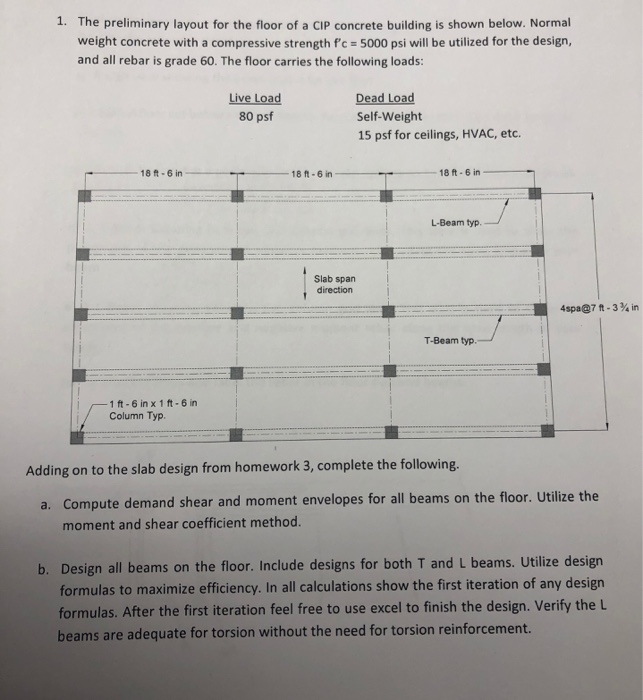 Solved 1. The preliminary layout for the floor of a CIP | Chegg.com