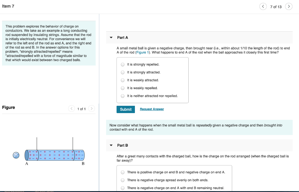Solved Item 7 7 of 13 This problem explores the behavior of | Chegg.com