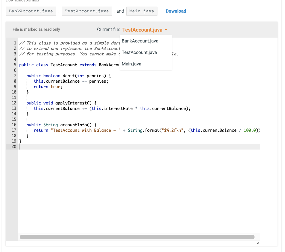 Solved Problem Description and Given Info You must write a | Chegg.com