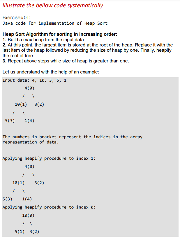 Solved illustrate the bellow code systematically | Chegg.com