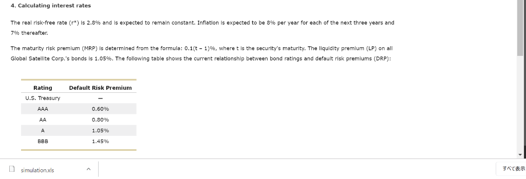 Solved 4. Calculating interest rates The real risk-free rate | Chegg.com