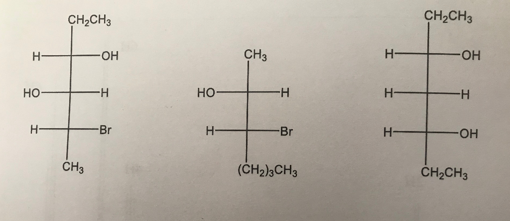 Solved Given the Fischer projections, draw the skeletal | Chegg.com