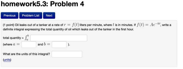 Solved homework5.3: Problem 4 Previous Problem List Next (1 | Chegg.com