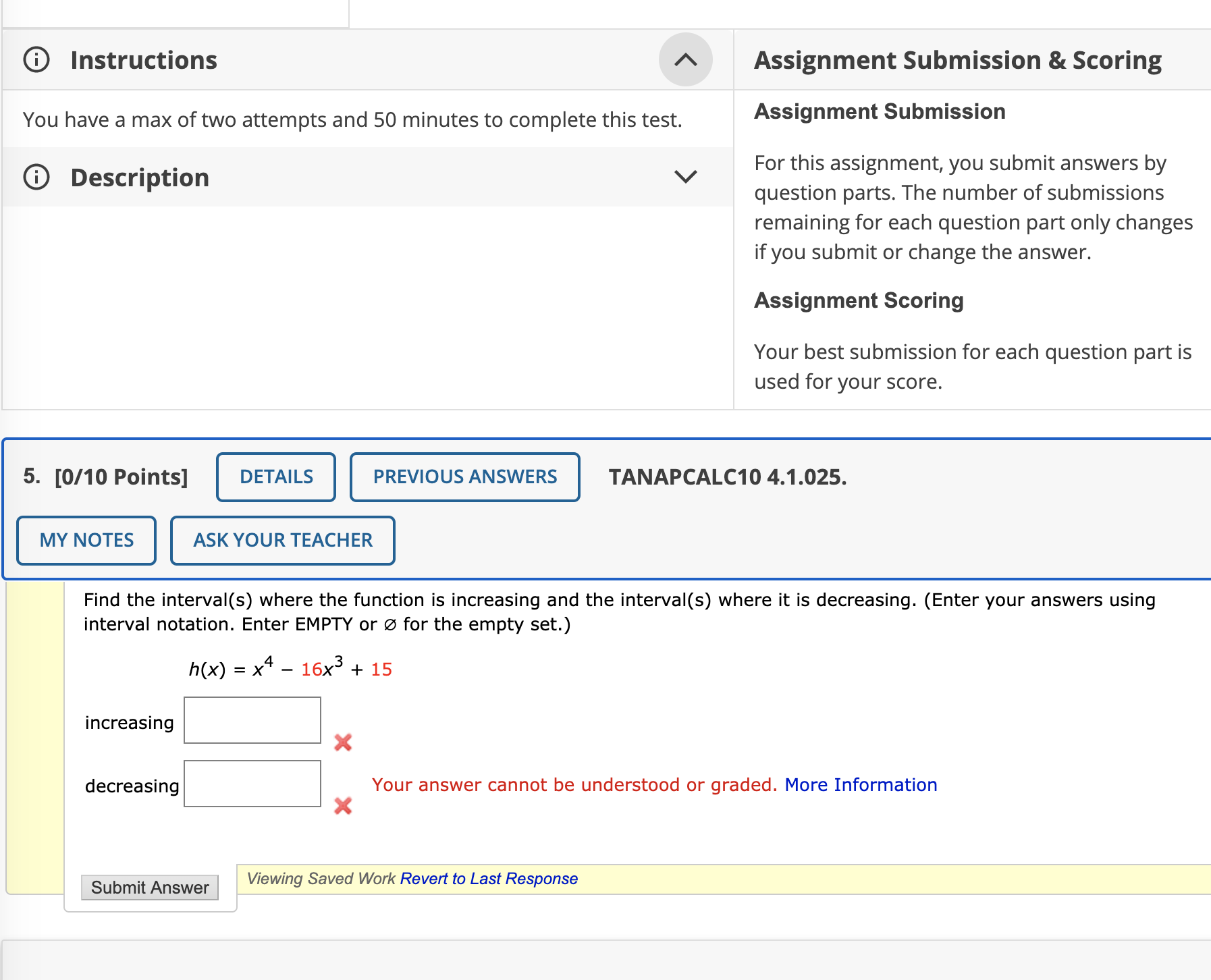 Solved Instructions Assignment Submission & Scoring You have | Chegg.com
