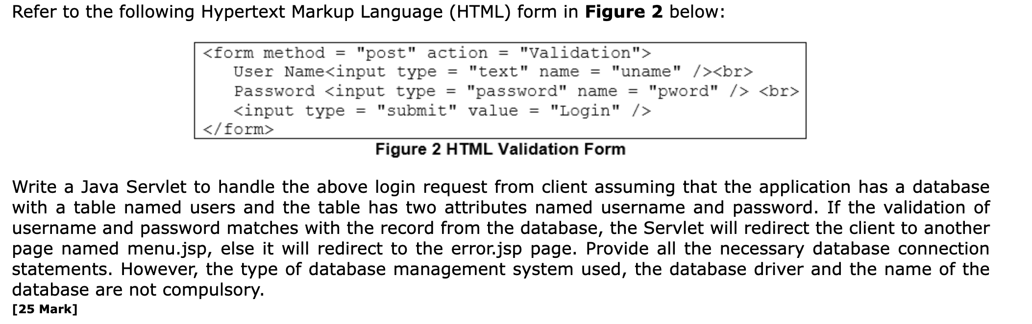 Solved Refer to the following Hypertext Markup Language | Chegg.com