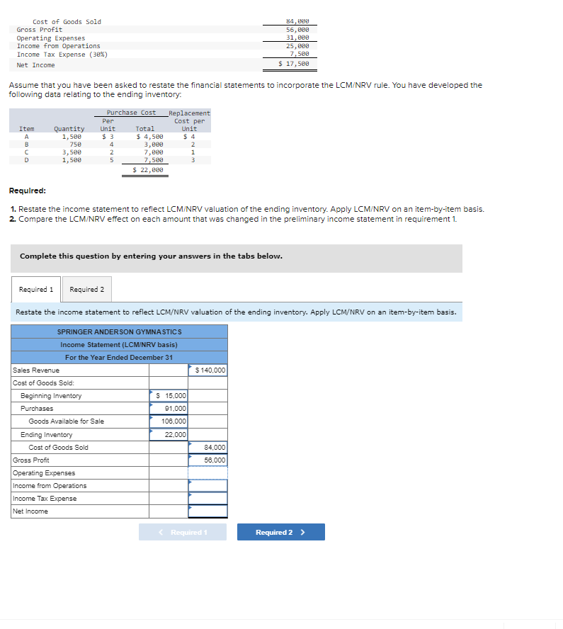 Solved Assume that you have been asked to restate the | Chegg.com