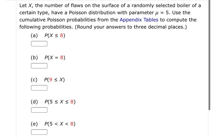 Solved Let X, the number of flaws on the surface of a | Chegg.com