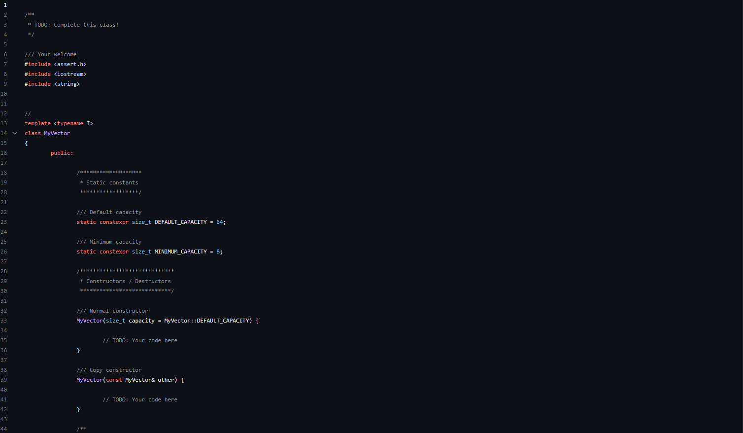 I'm having trouble coding this code in C++ data | Chegg.com