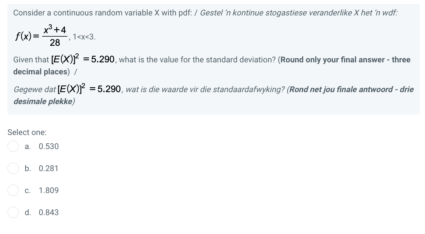 Solved Consider a continuous random variable X with pdf: / | Chegg.com