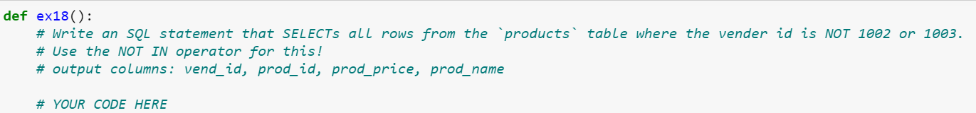 Solved Def Ex17 Write An Sql Statement That Selects All 5602