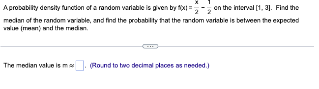 Solved A probability density function of a random variable | Chegg.com