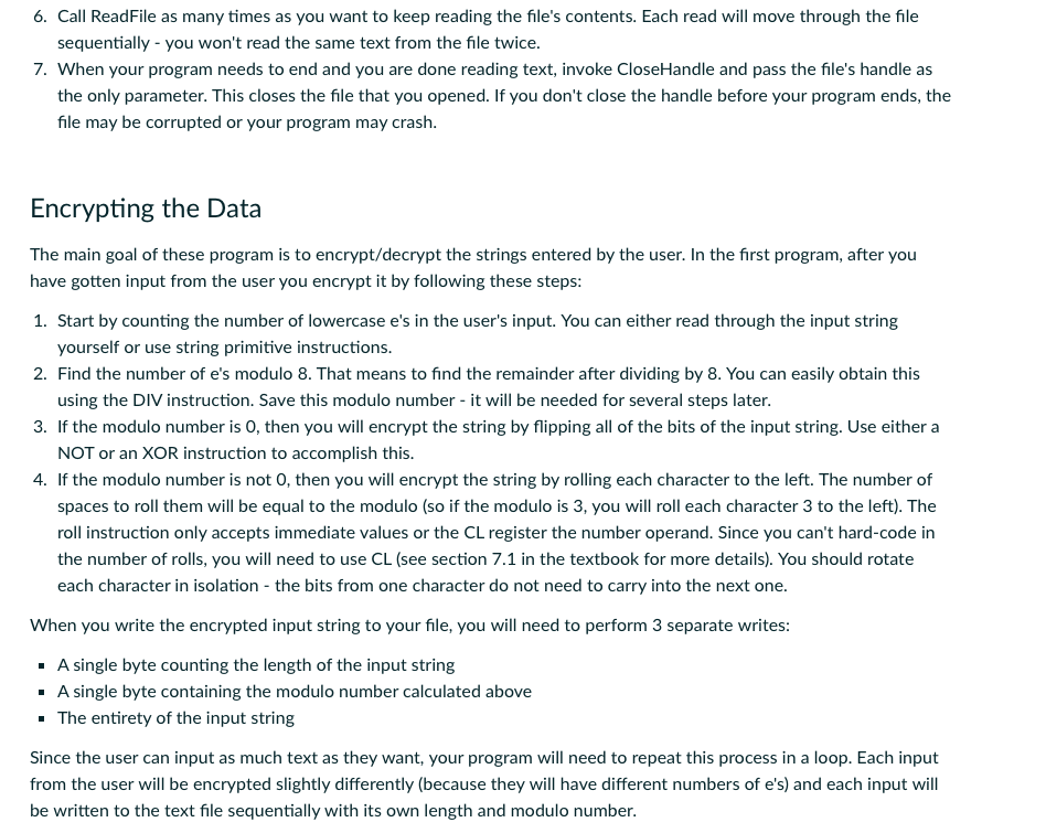 Solved write the code in mass assembly language .asm. Read | Chegg.com