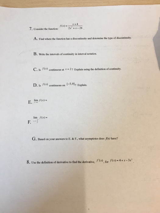 Math 200: Worksheet 2 Names For problems 1-6,find the | Chegg.com