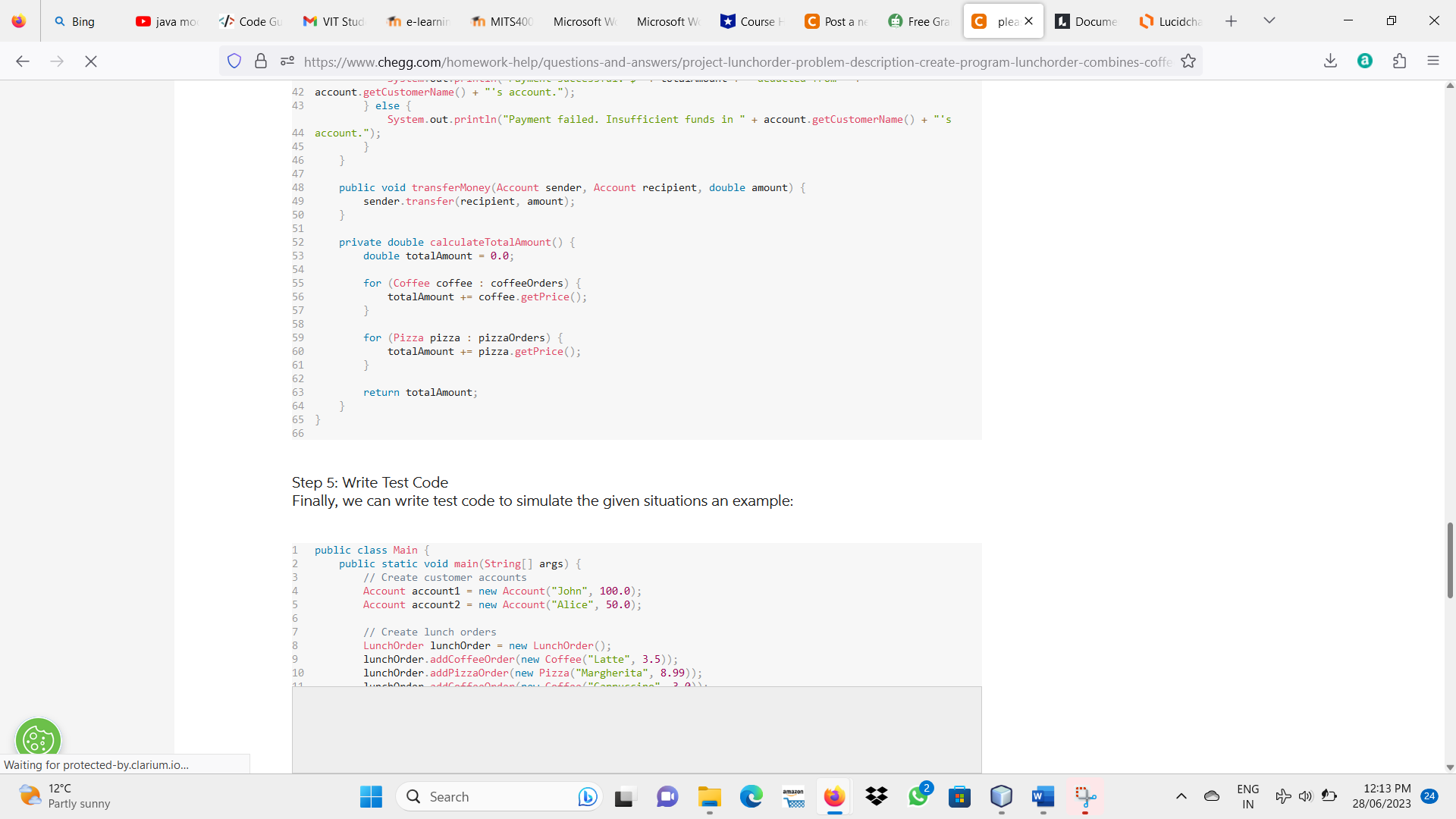 Solved public class Account \{ private String customerName; | Chegg.com