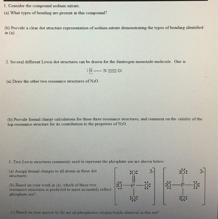 Nano3 Lewis Structure