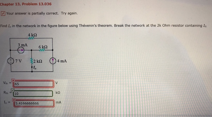Solved Chapter 13, Problem 13.036 Your answer is partially | Chegg.com
