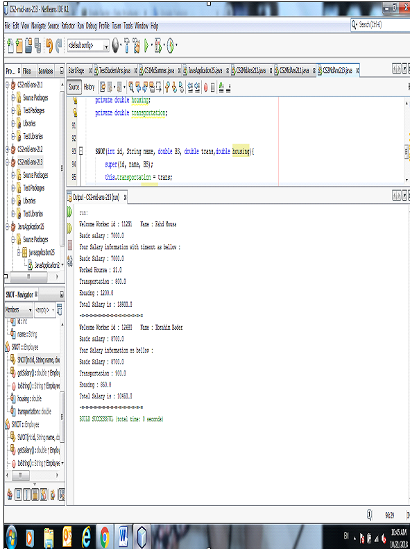 Solved Write the superclass Worker and its subclasses | Chegg.com