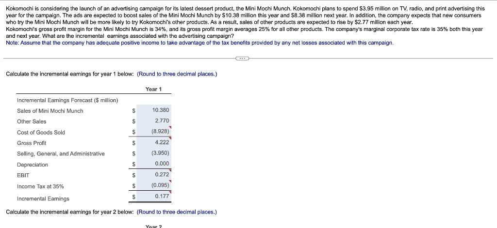 Solved Kokomochi is considering the launch of an advertising | Chegg.com