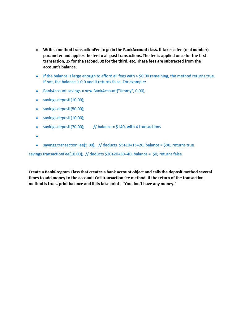 Solved Lab 10 Create A Class Called Bankaccount That 2317