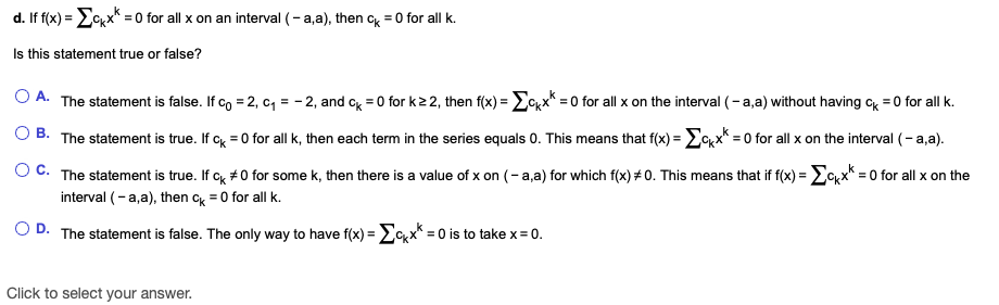 Solved Determine whether the statements in parts (a) | Chegg.com