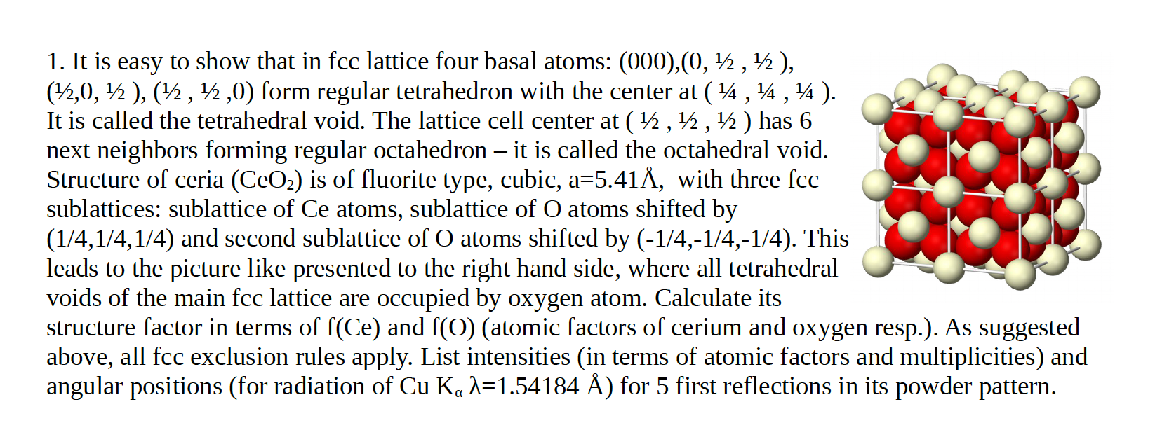 Solved It is easy to show that in fcc lattice four basal | Chegg.com