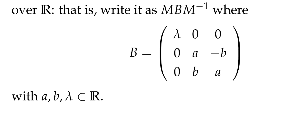 Solved (5) "Partially diagonalize" the matrix | Chegg.com