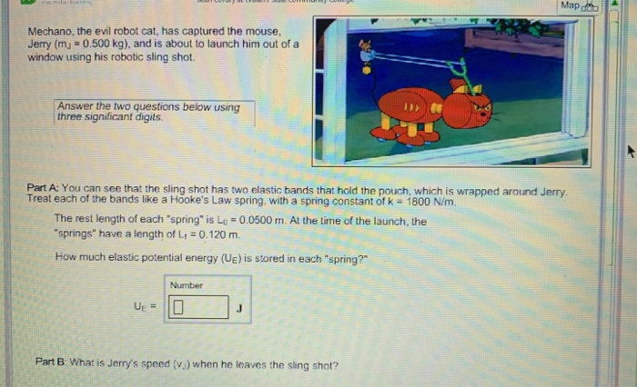 Solved Map Mechano, the evil robot cat, has captured the | Chegg.com