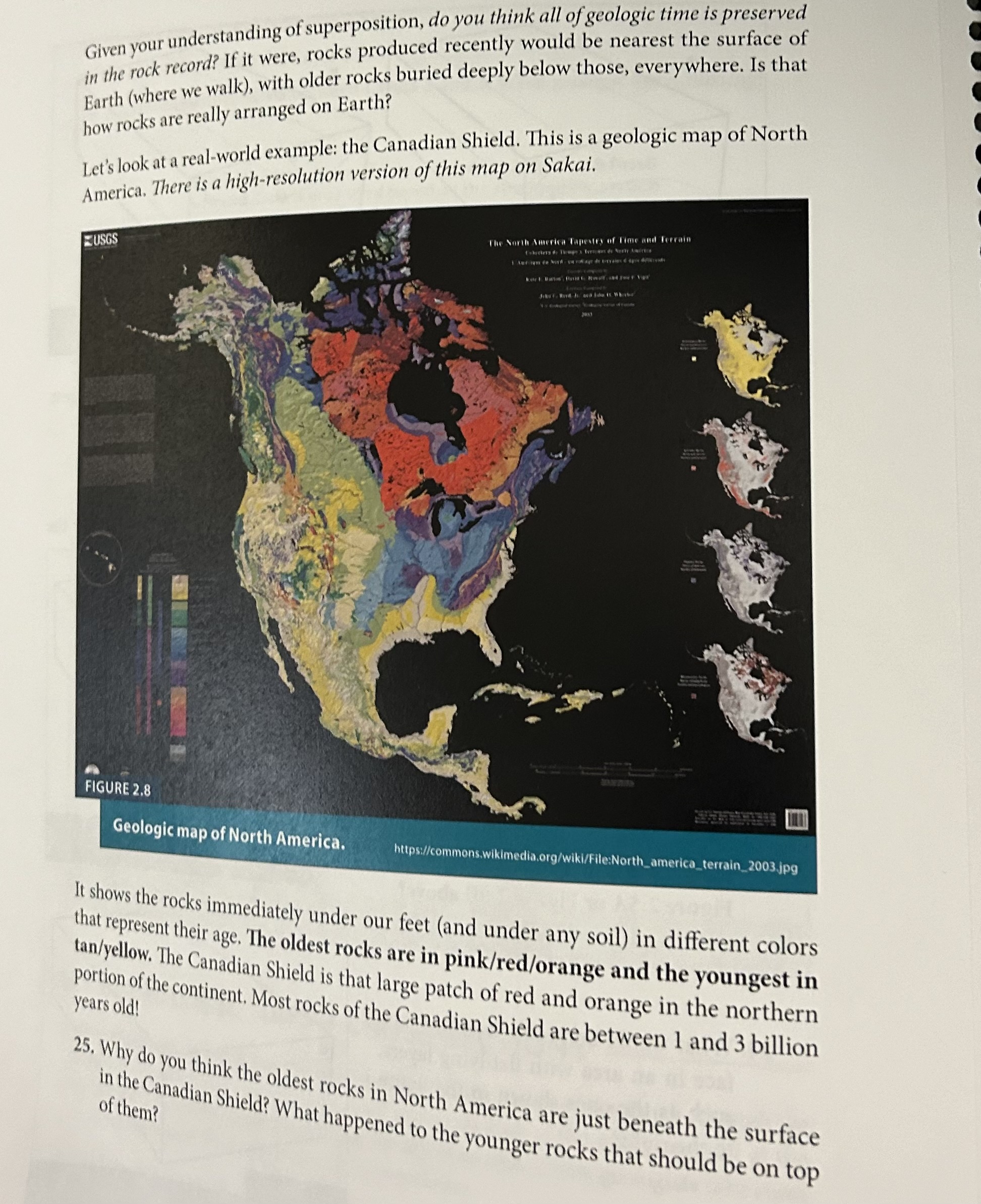 Solved 21. Put the layers shown in Figure 2.5A. and B. above | Chegg.com
