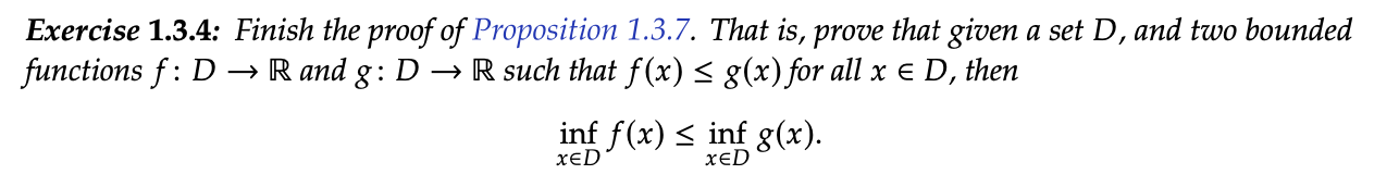 Solved Exercise 1.3.4: Finish the proof of Proposition | Chegg.com