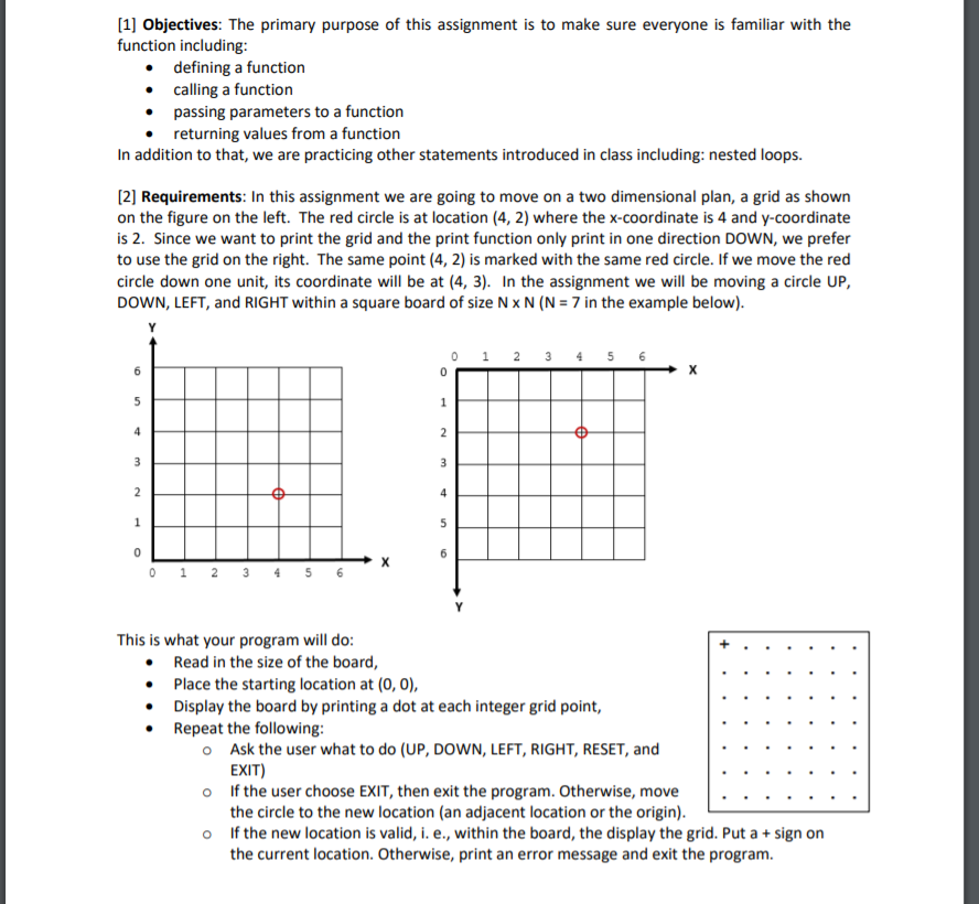 Solved [1] Objectives: The primary purpose of this | Chegg.com