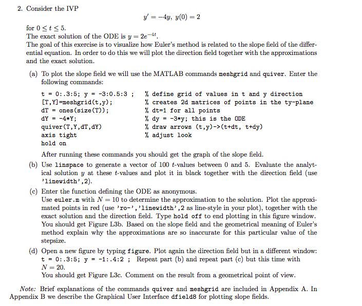 Solved This is a Matlab assignment for MAT275 (differential | Chegg.com