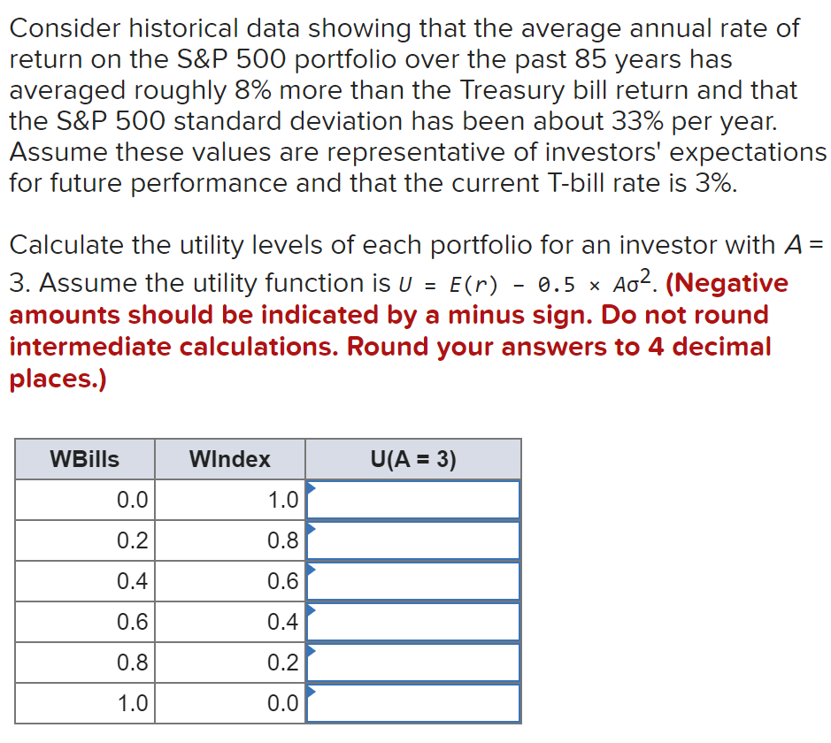 Solved Consider historical data showing that the average | Chegg.com