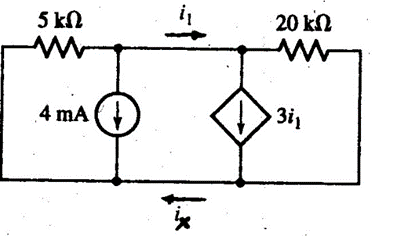 Solved find i1 and ix | Chegg.com