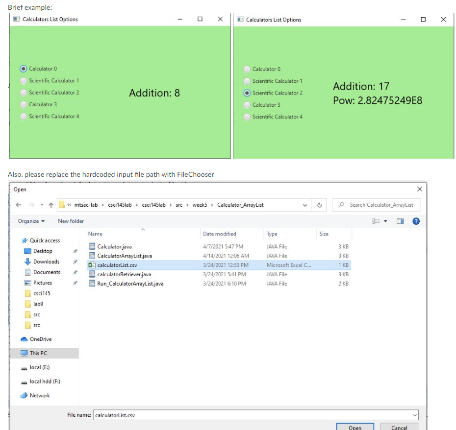 Solved Topic: JavaFX beginner Create a sub-class: | Chegg.com