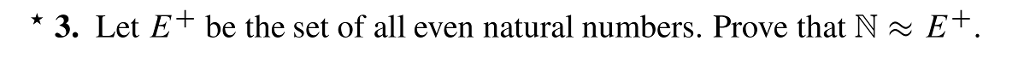 Solved 3. Let E+ be the set of all even natural numbers. | Chegg.com