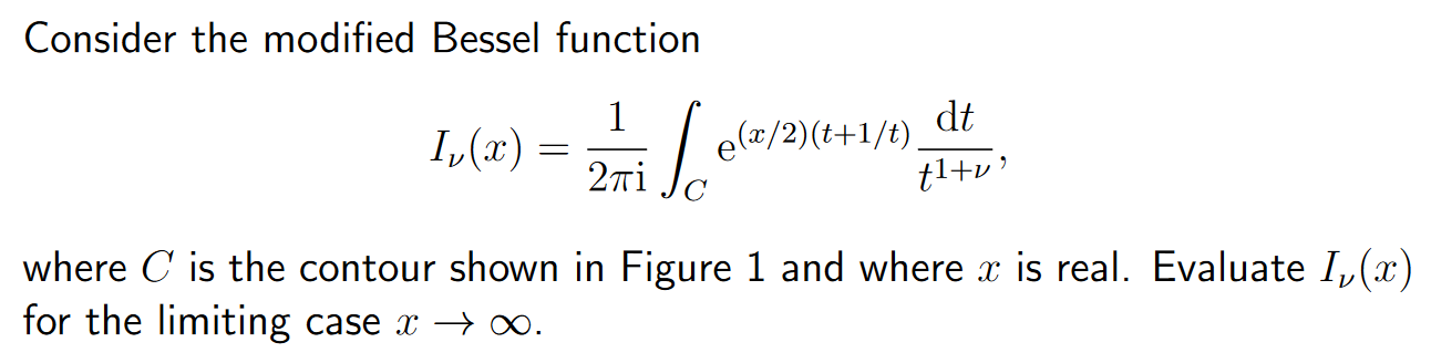 Solved Consider The Modified Bessel Function