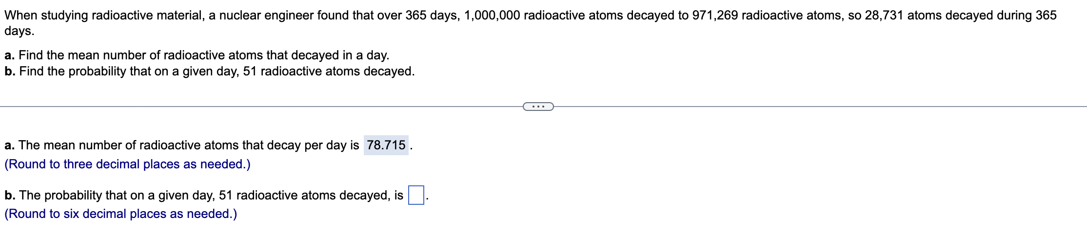 Solved When studying radioactive material, a nuclear | Chegg.com