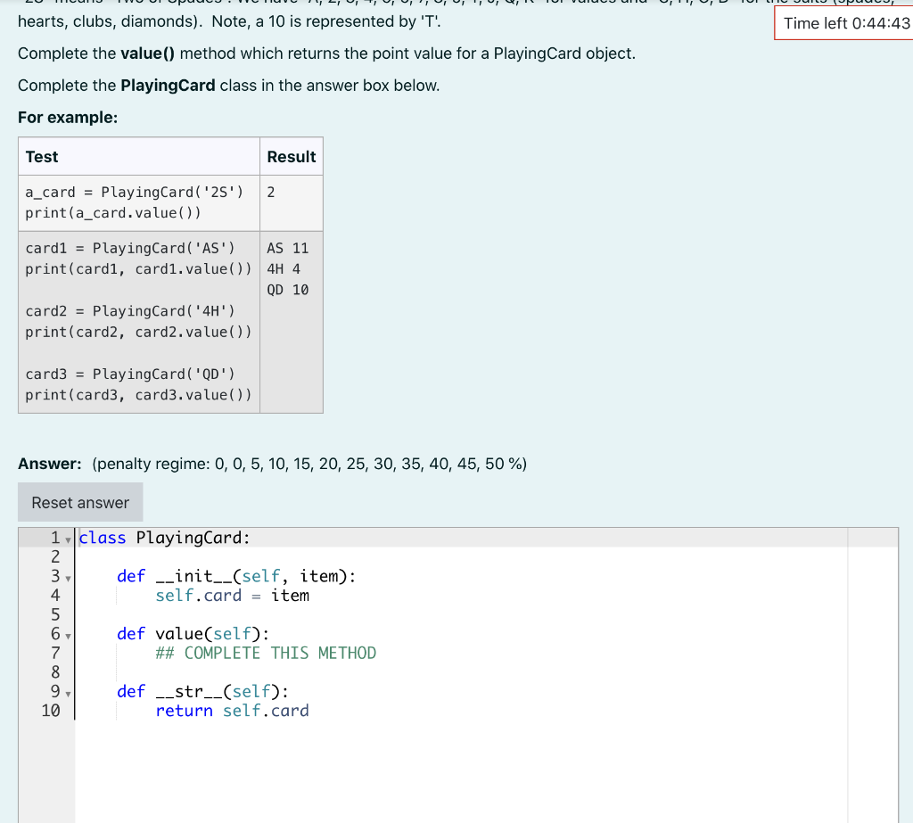 Solved Blackjack is a card game that is played with one or | Chegg.com