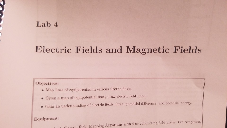 Solved What is a good theory/abstract for Electric Fields | Chegg.com
