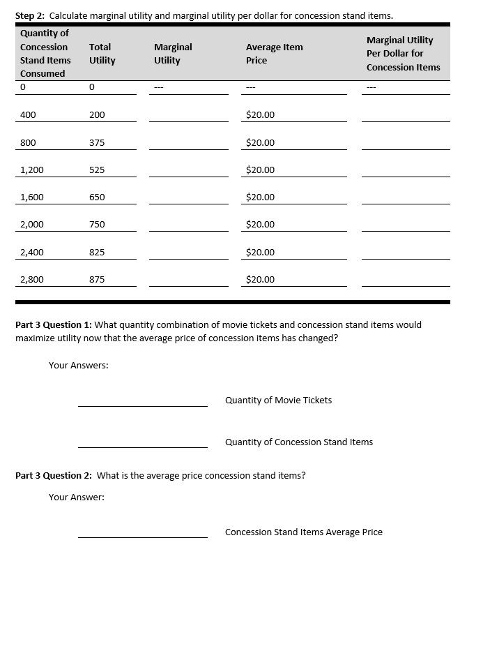 Solved Unit II Assignment Worksheet This worksheet is | Chegg.com