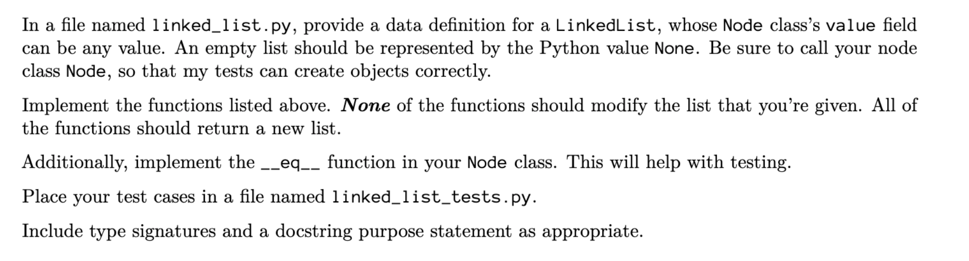 Solved from __future__ import annotations from typing | Chegg.com