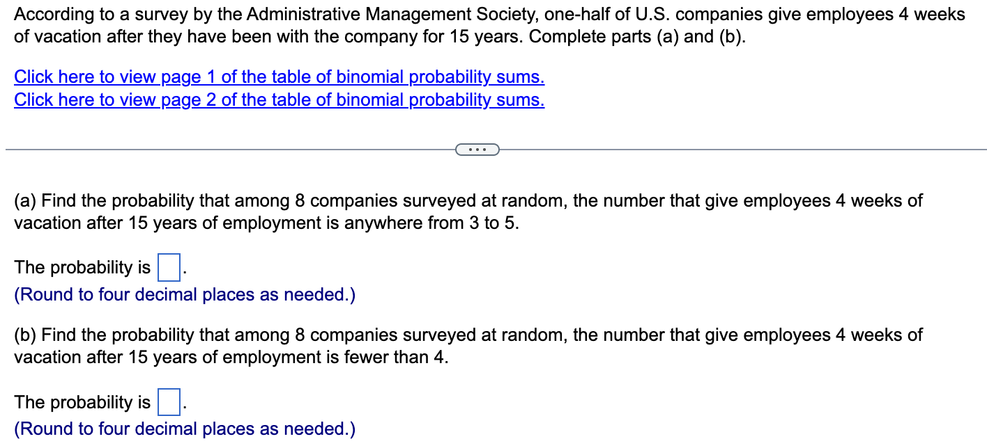 Solved According to a survey by the Administrative | Chegg.com