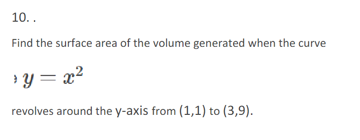 Solved 9. Use shells to find the volumes of the given solid. | Chegg.com