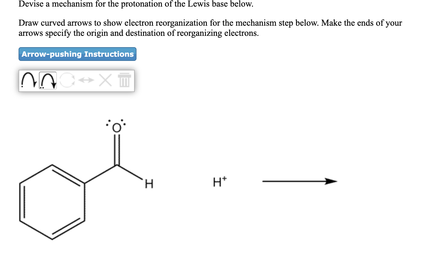 Solved Devise a mechanism for the protonation of the Lewis | Chegg.com
