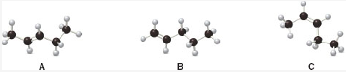 Solved Use your molecular modeling kit and build these three | Chegg.com