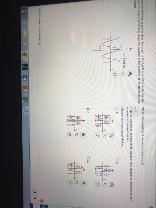 Solved Use the following graph to obtain the graph of the | Chegg.com