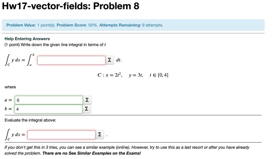 Solved Hw17-vector-fields: Problem 8 Problem Value: 1 | Chegg.com