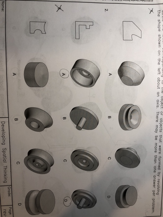 Solved t0 n Object or objects that were formed by revolving | Chegg.com