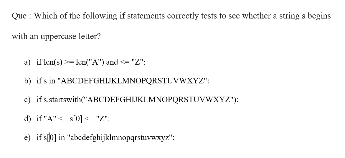 Solved Python Question: I think it's B and D but i am a | Chegg.com